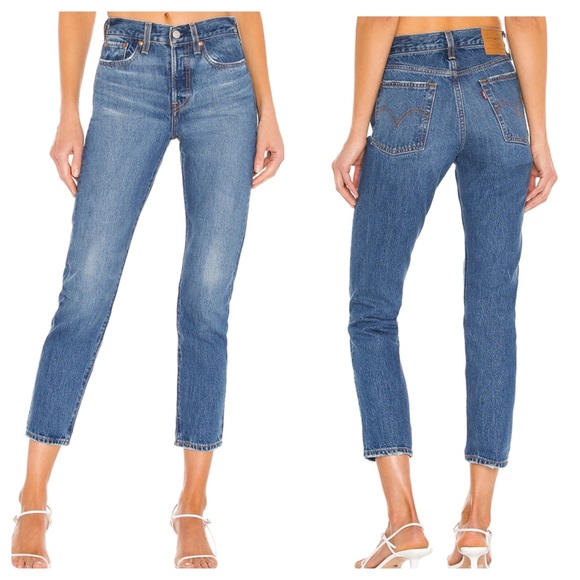 Levi's | Jeans | Levis Wedgie Icon Fit Straight Leg High Waist Button Fly Jeans 26 | Poshmark